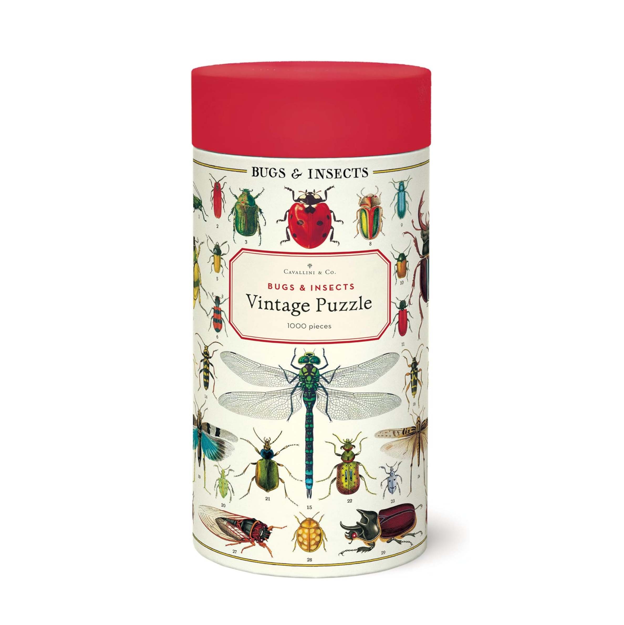 Bugs & Insects Vintage Puzzle – New Orleans Museum of Art Shop
